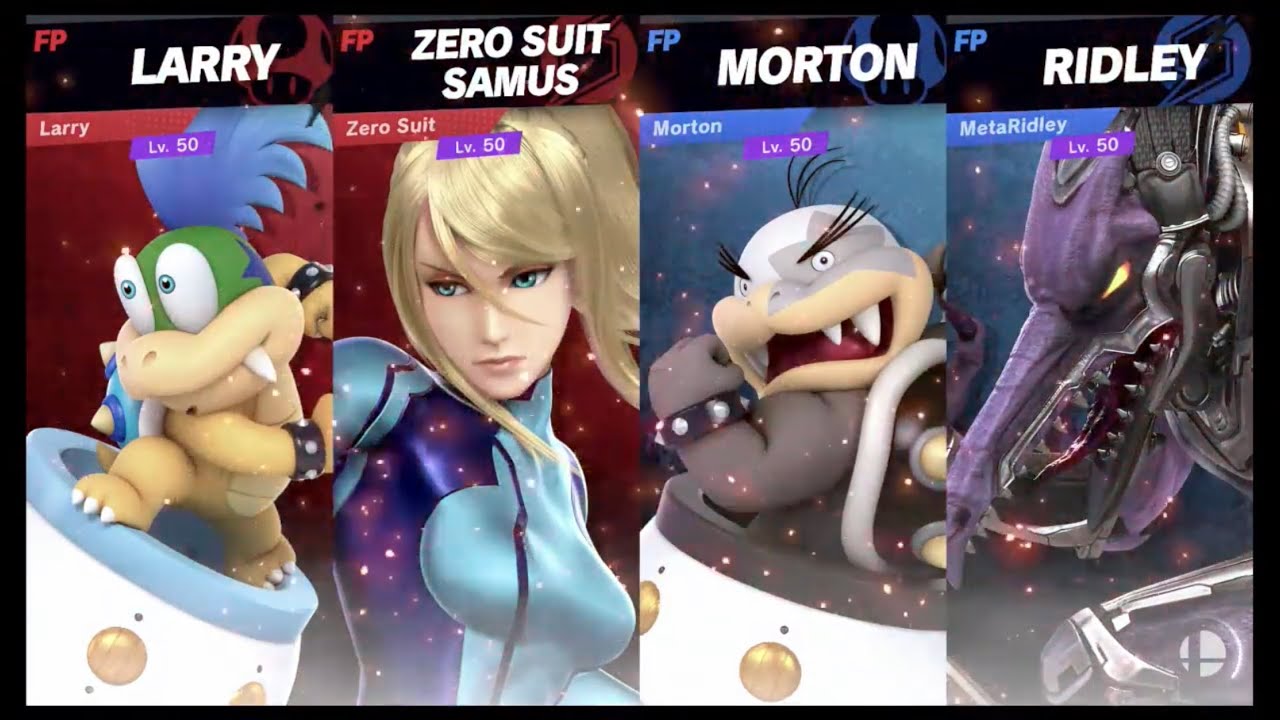Super Smash Bros Ultimate Amiibo Fights – Request #12254 Larry & Zero ...