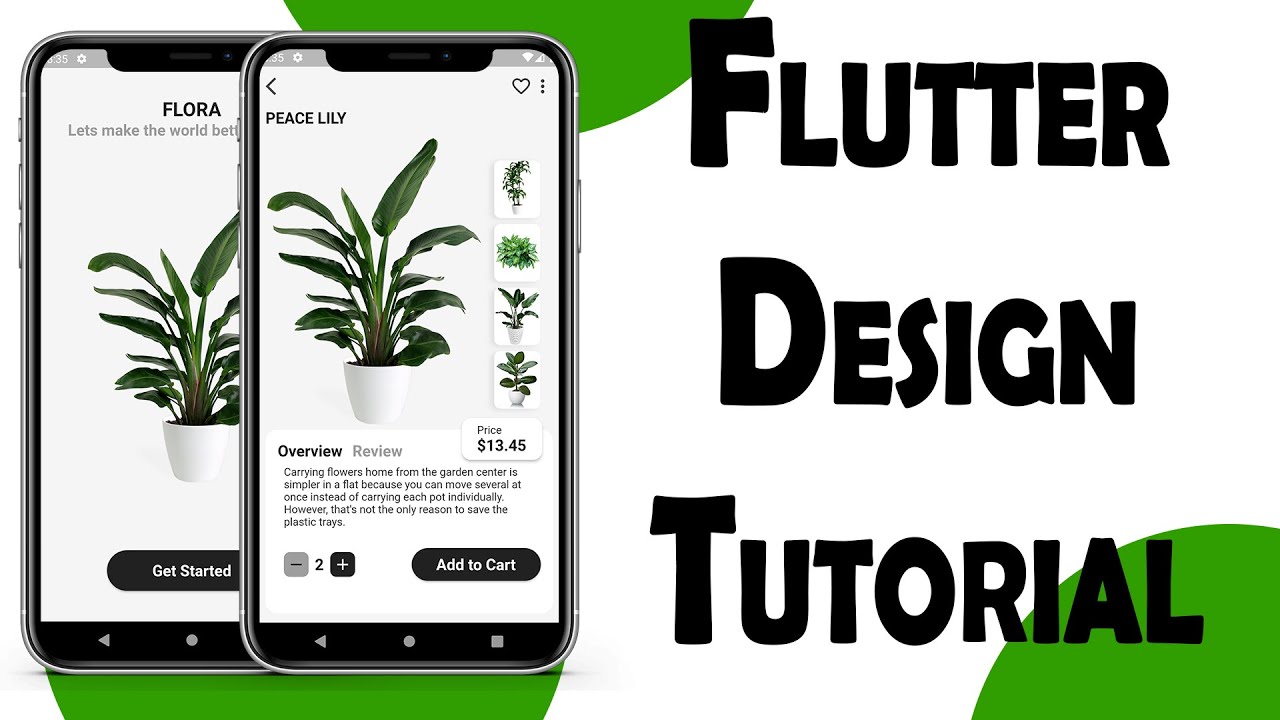 Flutter Tuturial | Design - Plant Store App - YouTube