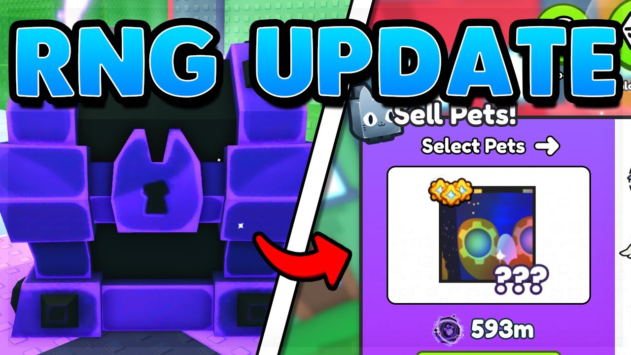 This BROKE The RNG PART 2 UPDATE In PET SIMULATOR 99! SELL PETS! And ...