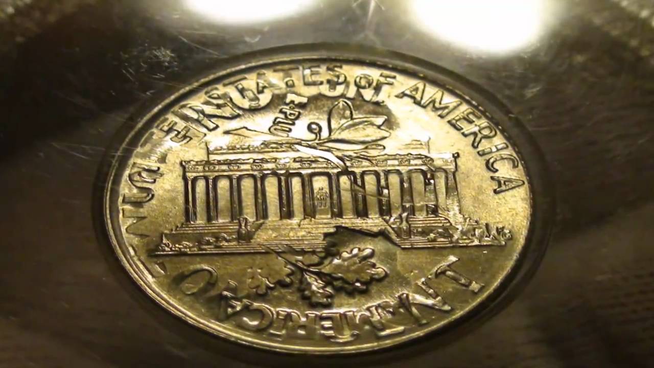 1995 eleven cents unique penny on dime accugrade - YouTube