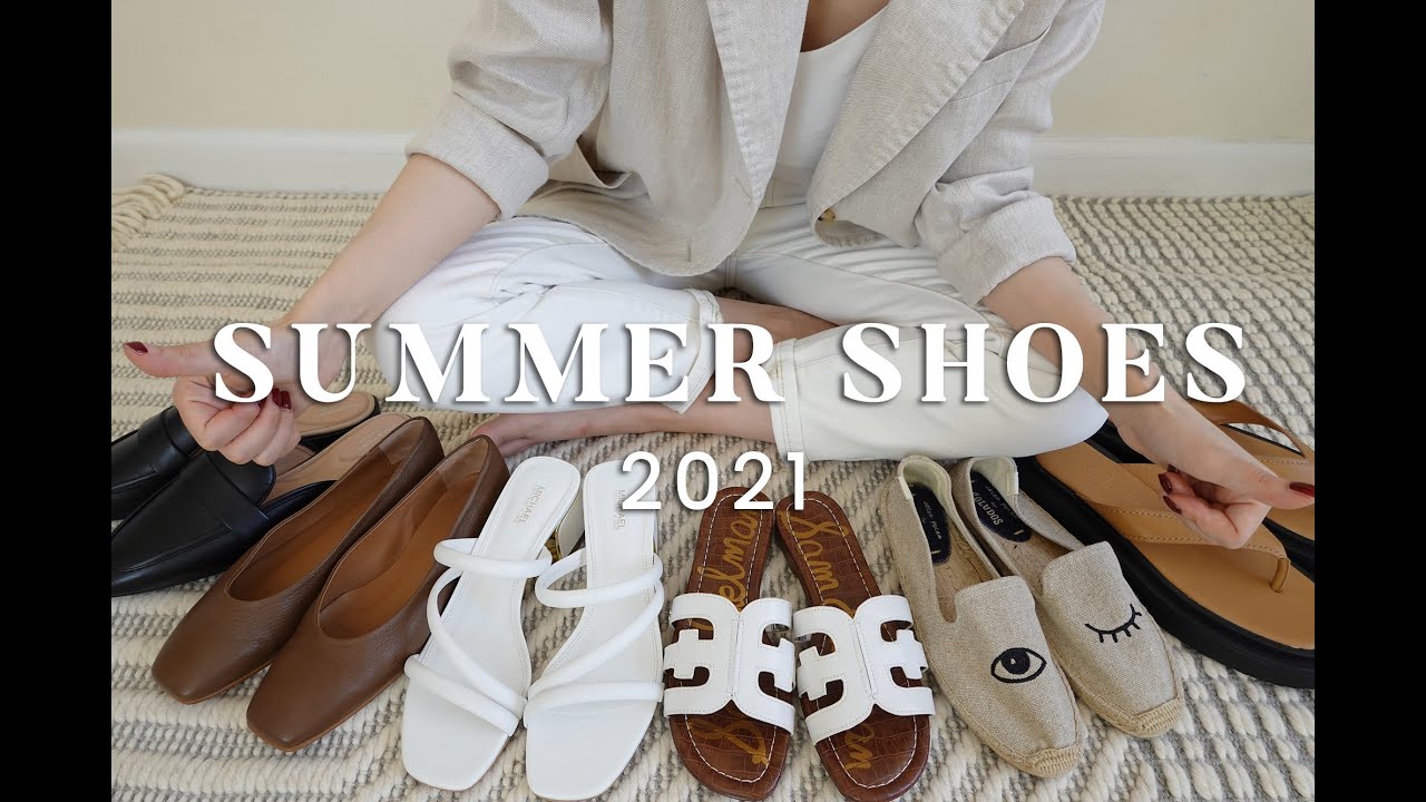 Summer shoe collection | 夏天鞋子系列 | 5双鞋子过整个夏天 | 精简鞋柜系列 - YouTube