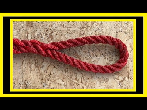 OOGSPLITS IN 3-STRENGS TOUW (STAP VOOR STAP) - HOW TO EYE SPLICE A 3 ...