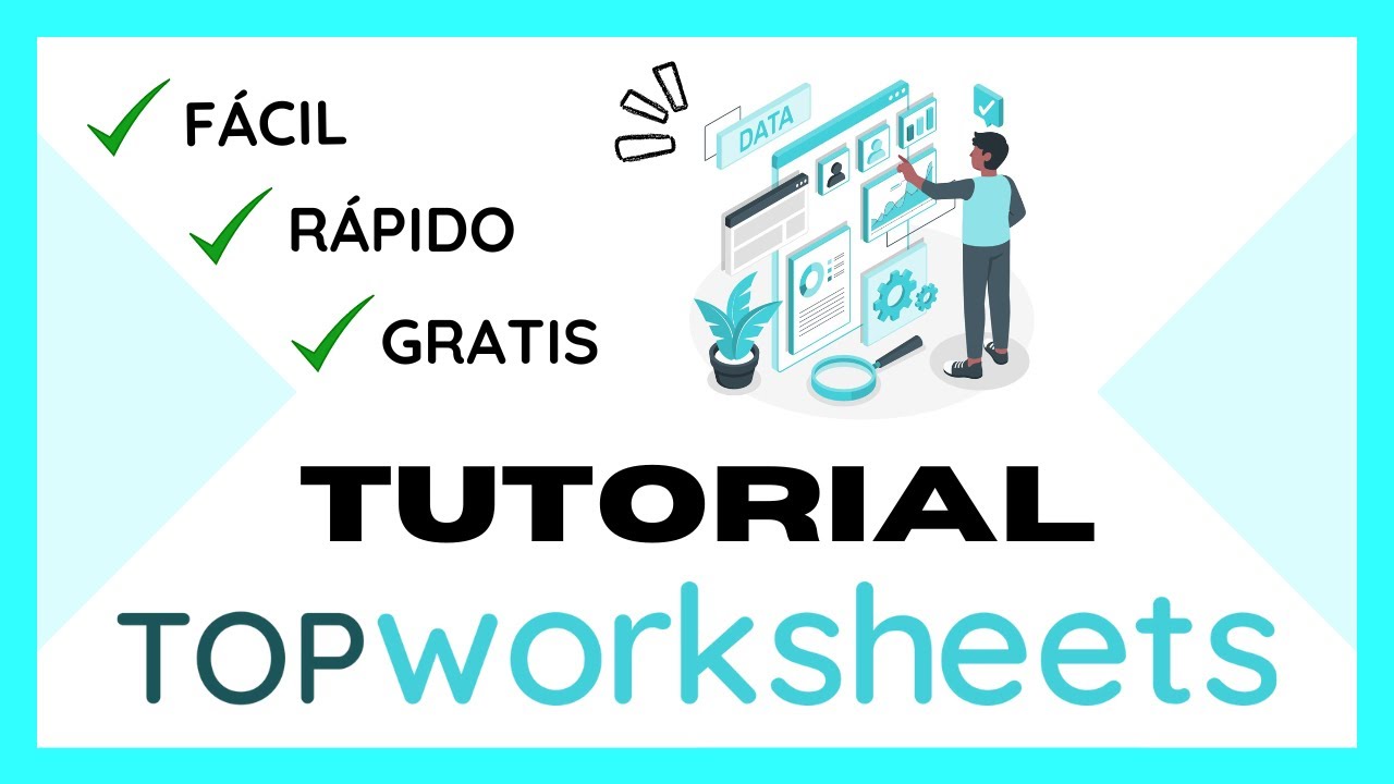 Crea FICHAS INTERACTIVAS para tus alumnos | Rápido y FÁCIL | Tutorial TopWorksheets - YouTube