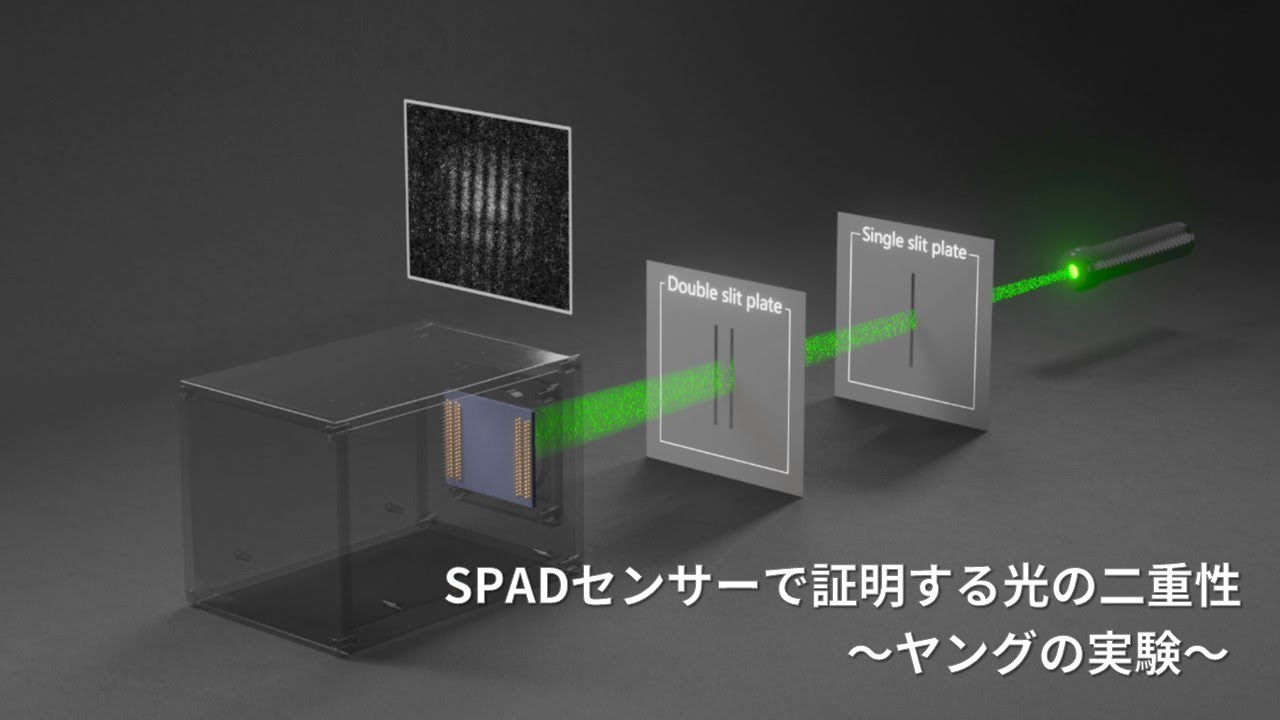 SPADセンサーで証明する光の二重性～ヤングの実験～ (Canon Official) - YouTube