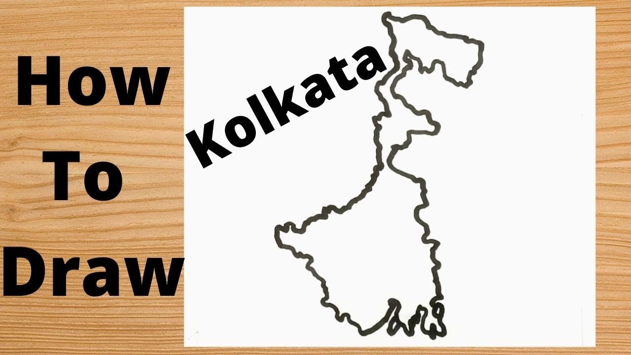 Drawing Kolkata Map - Very Easy - YouTube