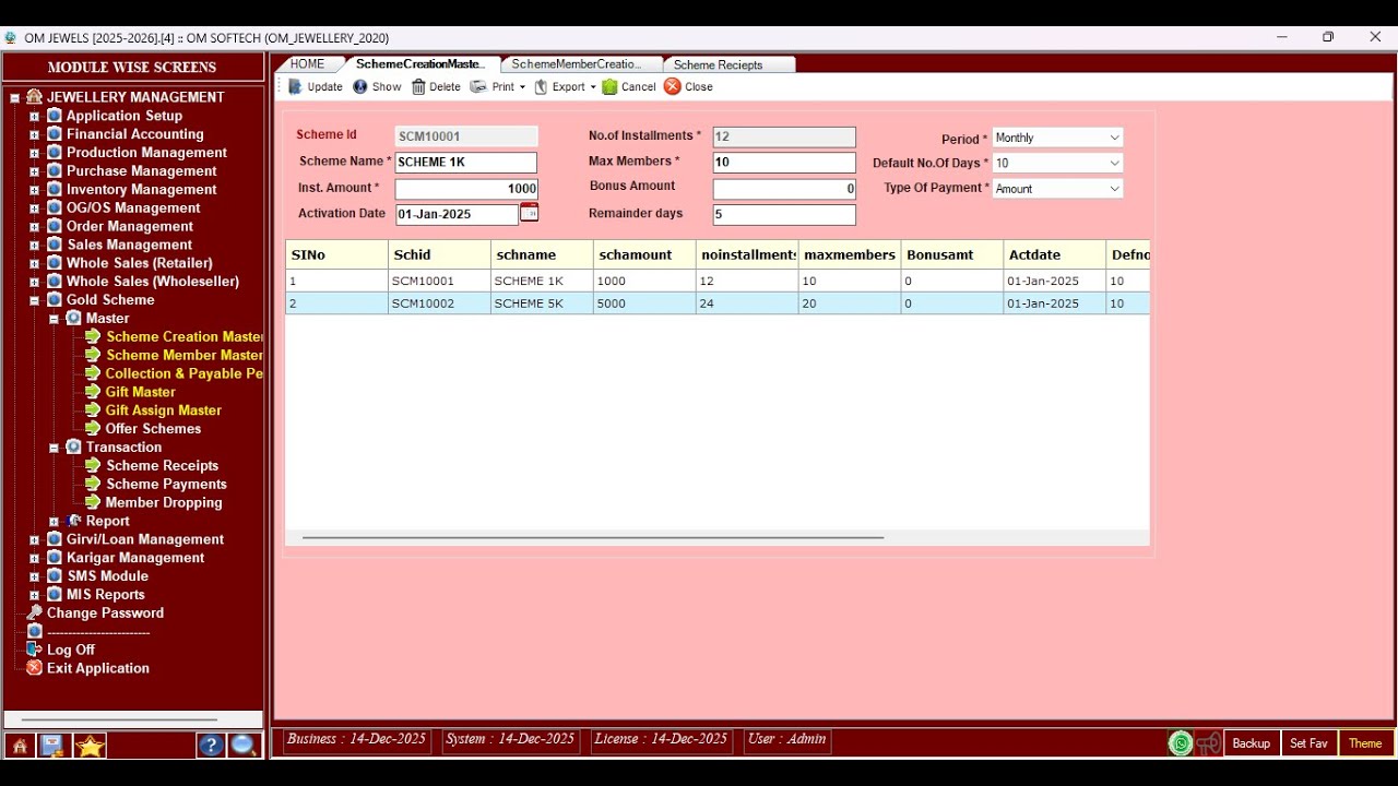 SCHEME MANAGEMENT SYSTEM - YouTube