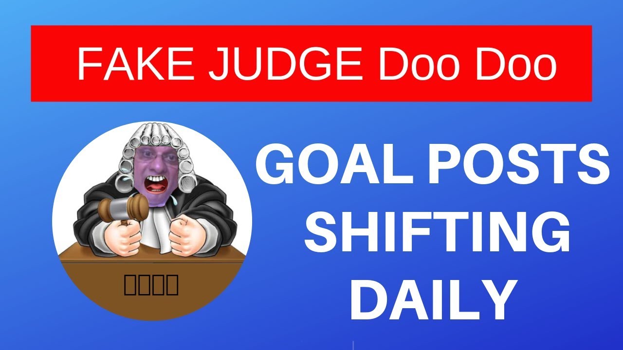 Fake Judge Doo Doo is flipping out - YouTube