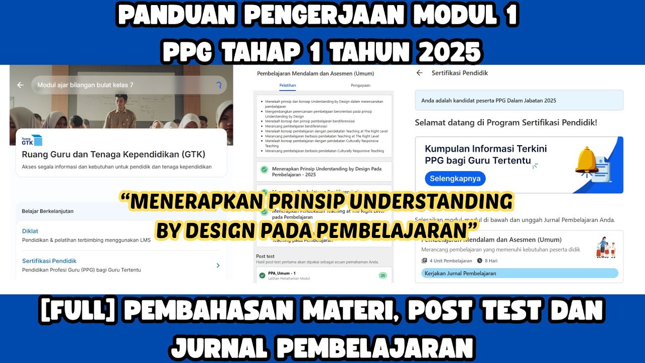 [FULL] PANDUAN PENGERJAAN MODUL 1 (PEMBELAJARAN MENDALAM DAN ASESMEN ...