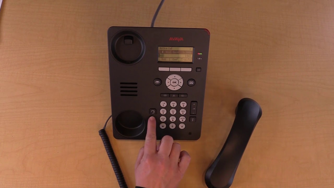 UTC Avaya 9601 - How to Turn Speaker On/Off - YouTube