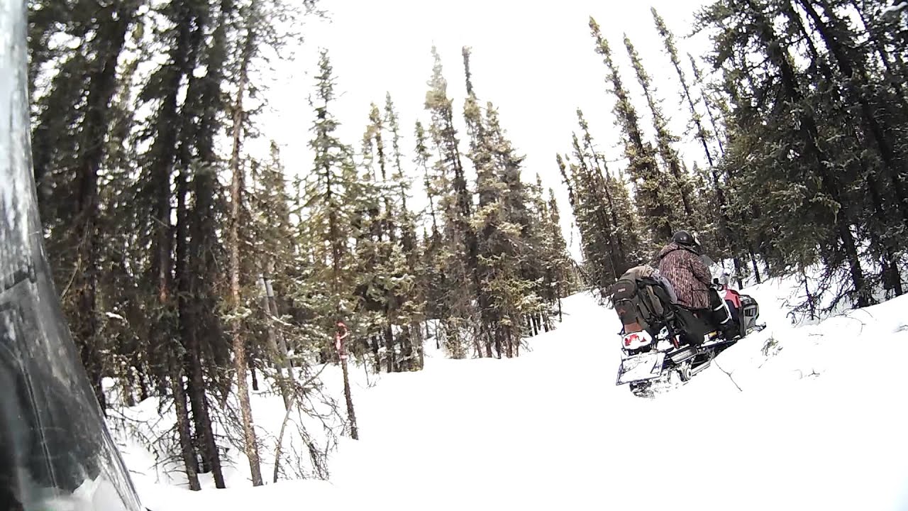 Deadman lake cabin toward Tanana - YouTube