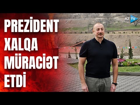 Prezident İlham Əliyevin xalqa müraciəti: Qarabağdan bayram təbriki edildi