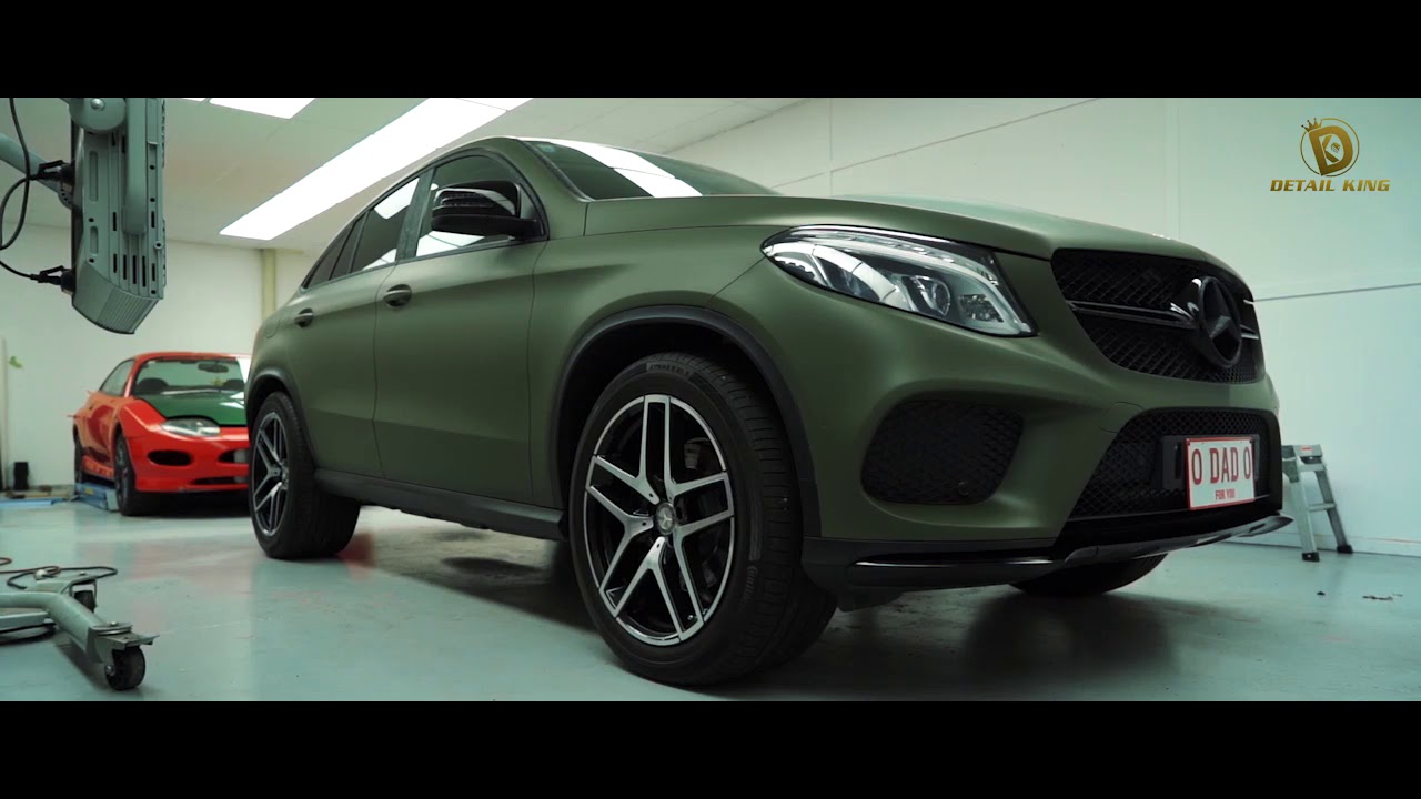 Mercedes Benz GLE350 wrapped to Military Green and Shadow Military ...