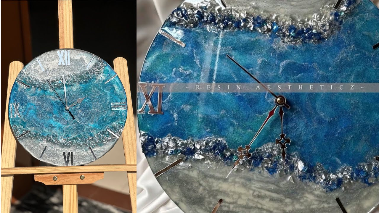 How to make a RESIN CLOCK. Full tutorial. - YouTube