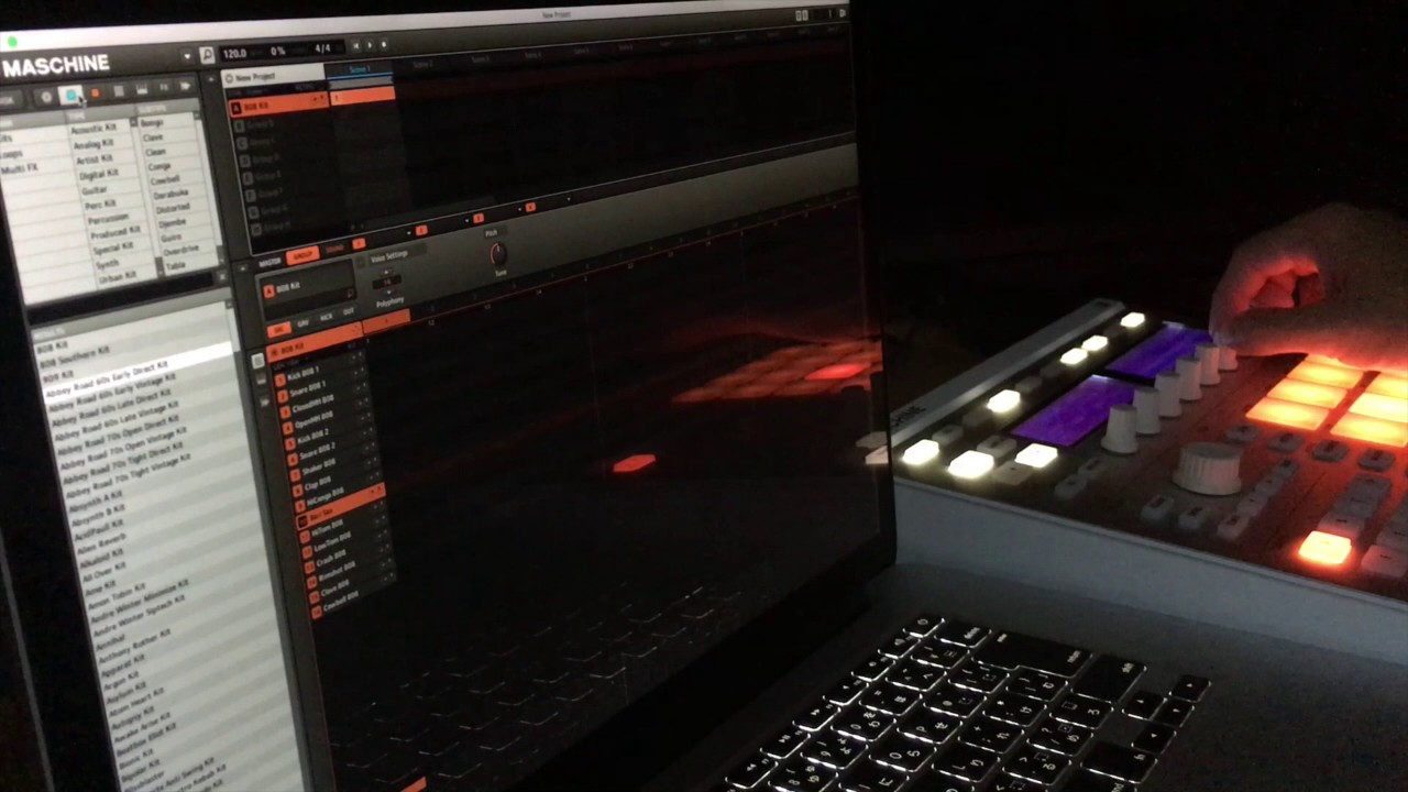 4 MASCHINE MK2 soundselect - YouTube