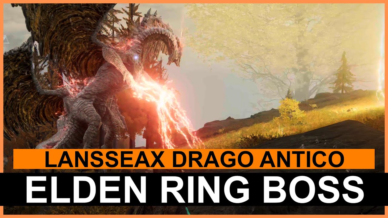 Elden Ring Boss 121 - Lansseax Drago antico | Falcione di Lansseax ...