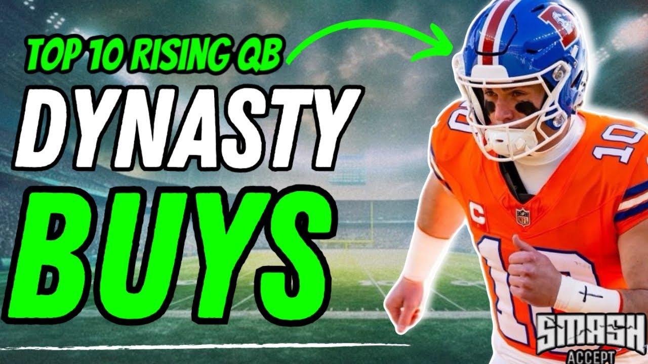 Top 10 MUST BUY Quarterback Risers in Fantasy Football - YouTube