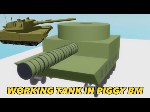 How to make a *WORKING* Tank from Outpost in Piggy Build Mode | Tips ...