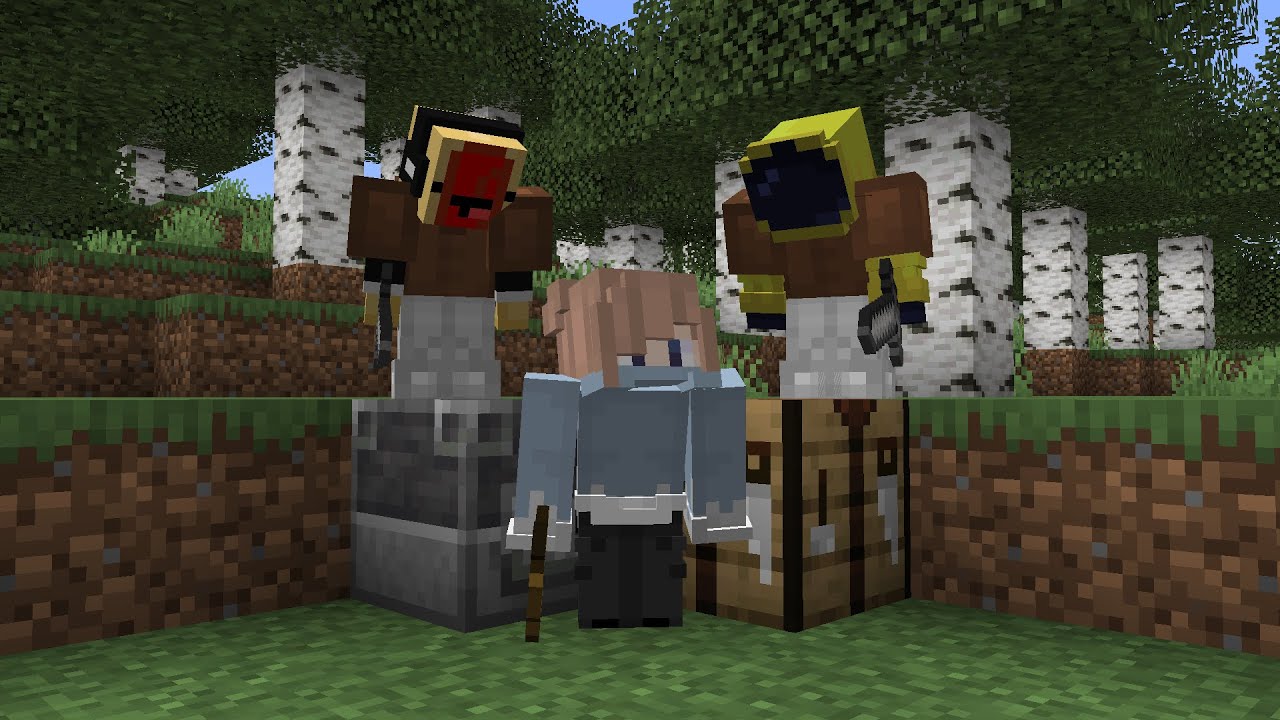 Minecraft Speedrunner VS 2 Hunters - YouTube