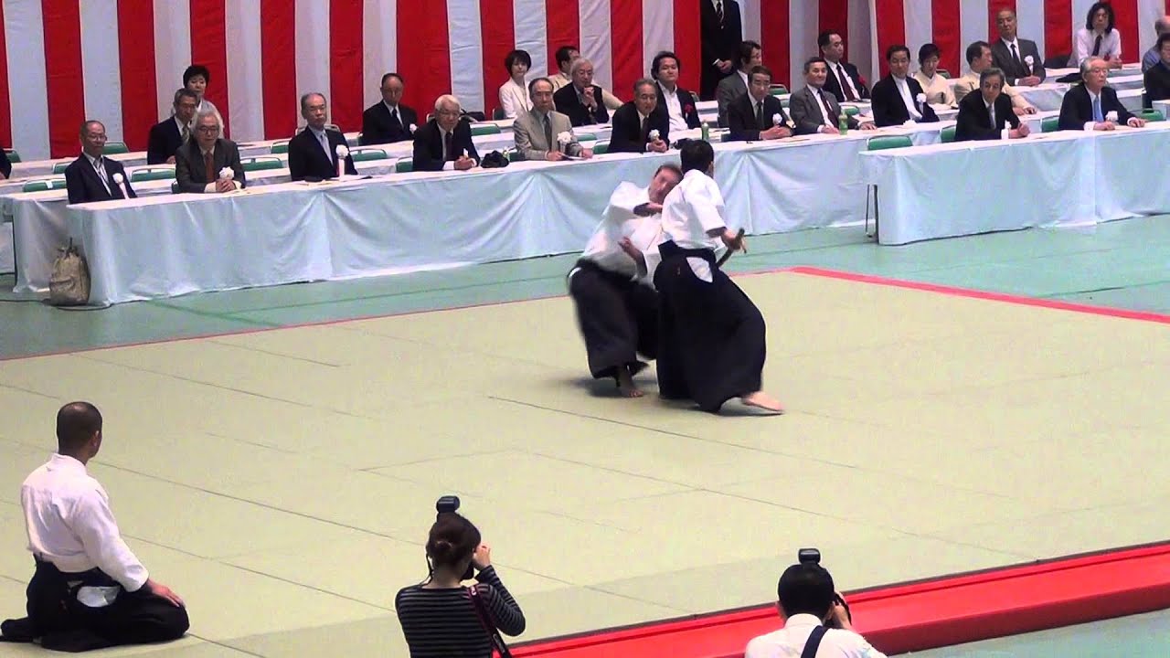 Yasuno Masatoshi Sensei demonstrating at the 51st All Japan Aikido ...