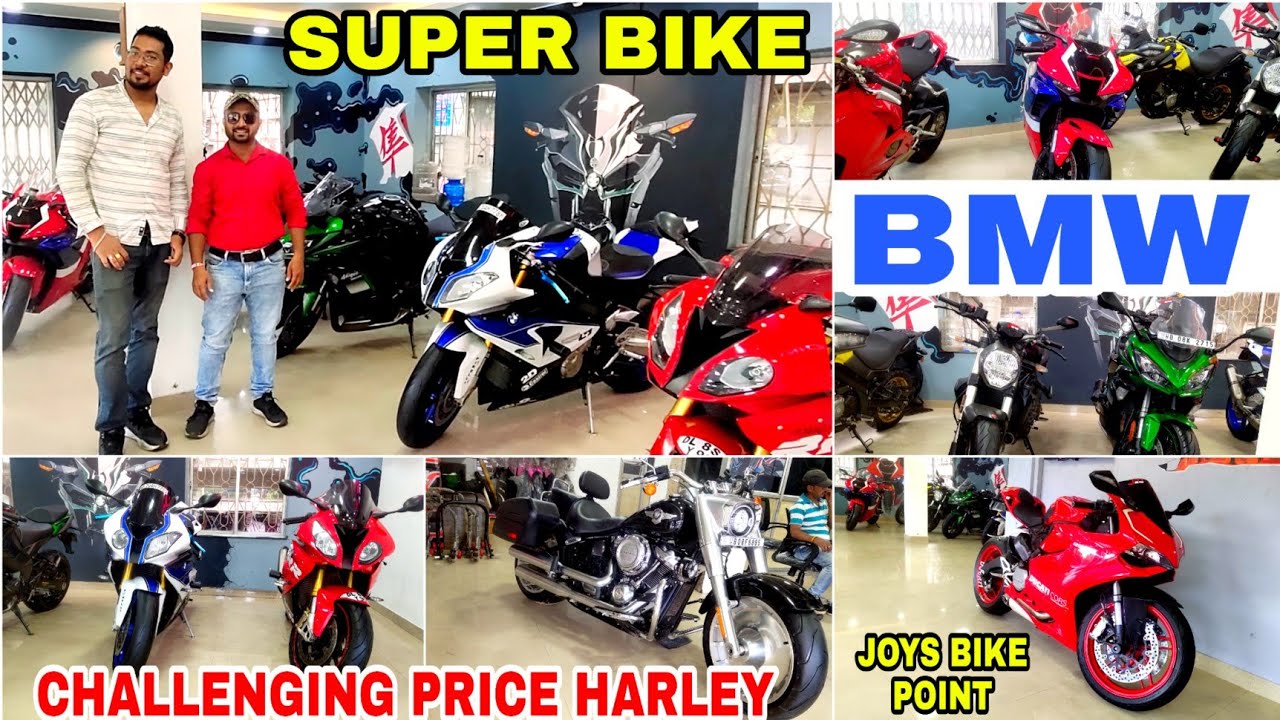 😳Huge Super Bike Collection|Zx10r,Hayabusa,Harley|Joys Bike Point ...