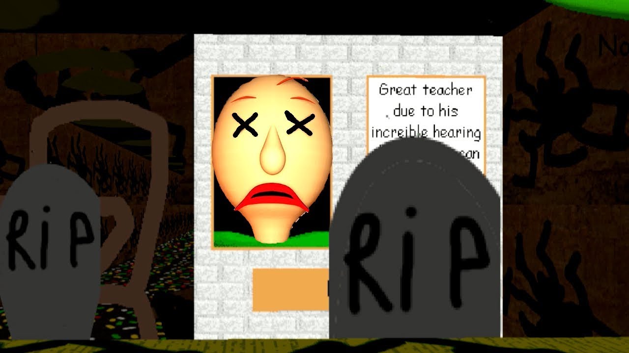 BALDI RIP Party Mod - YouTube