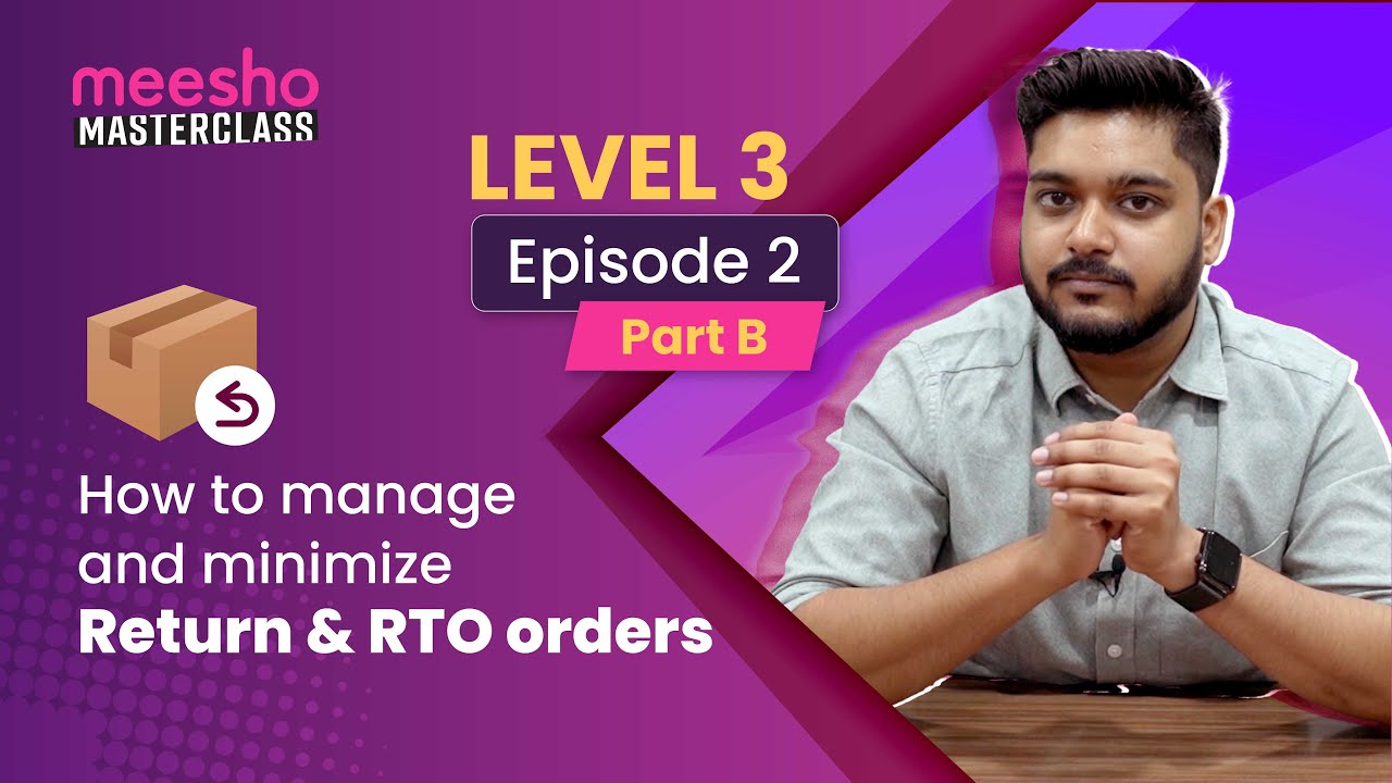 Masterclass Level 3, Episode 2 - How to manage and minimize Return and ...