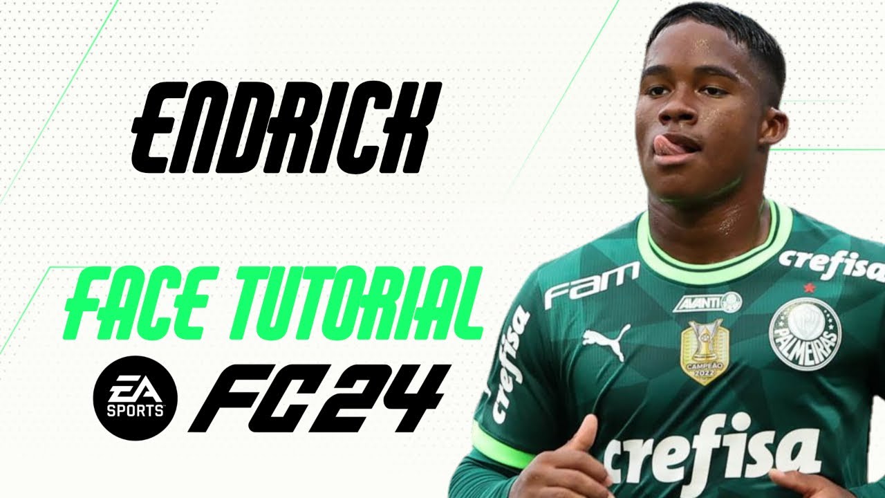 EA FC 24 - ENDRICK FACE TUTORIAL + STATS [PALMEIRAS]. - YouTube