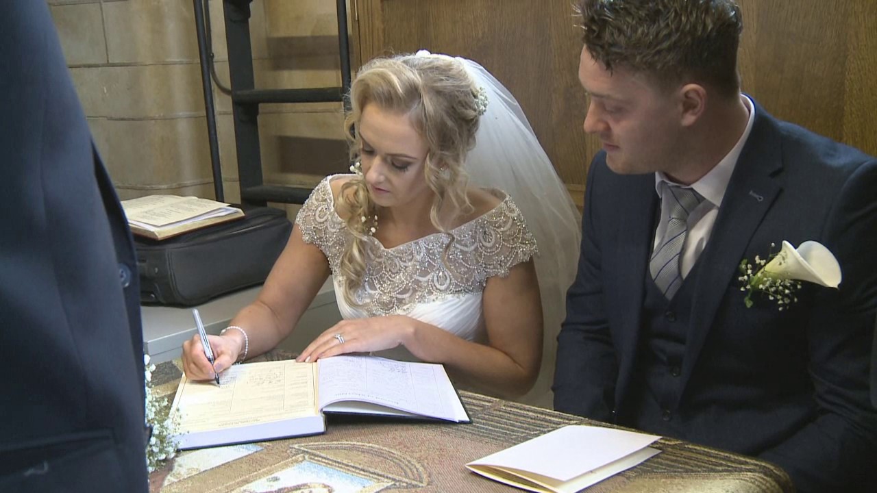 Darren and Alison Wedding Clip - YouTube