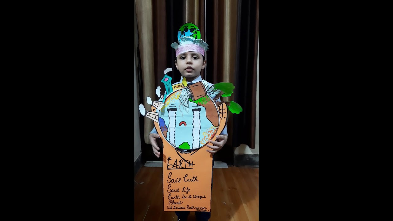 save earth fancy dress competition - YouTube