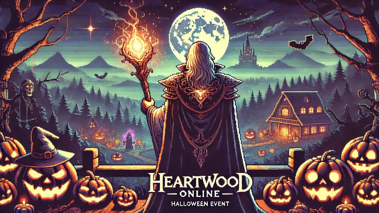 HEARTWOOD ONLİNE | Hallowen Event [Yeni İtemler Ve NPC'ler!] - YouTube