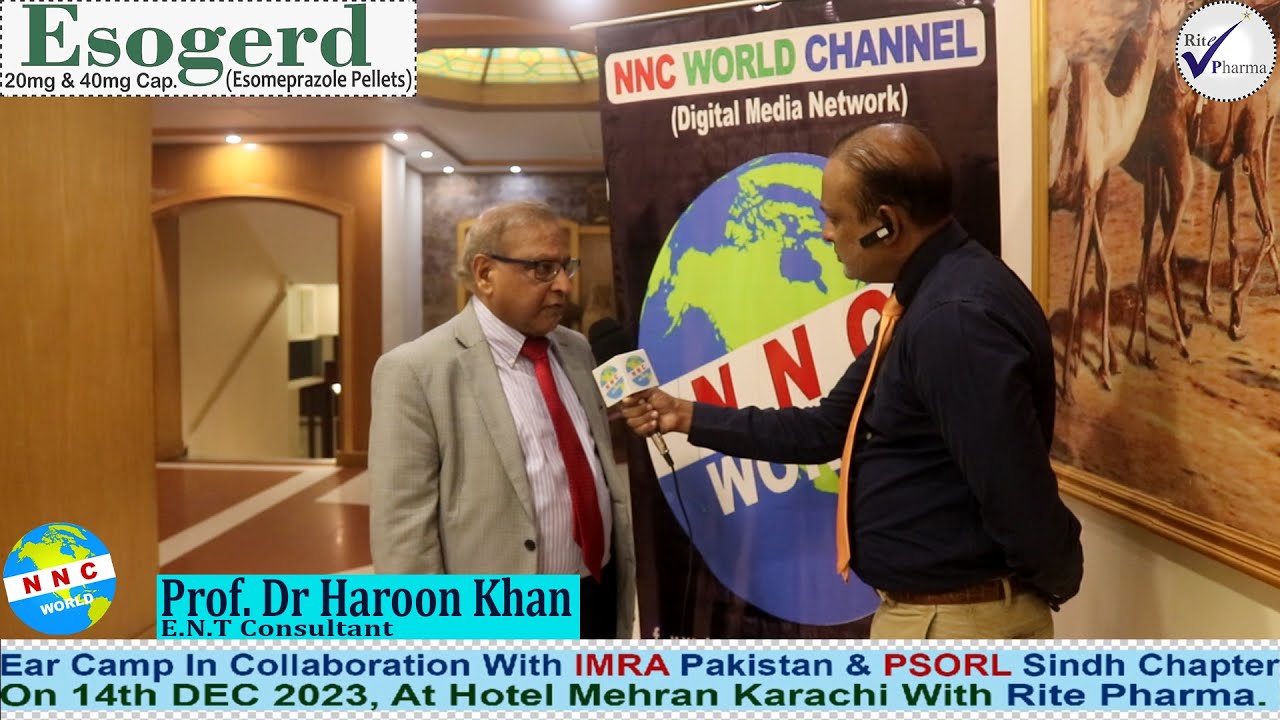 Prof Dr Haroon Khan ( ENT Consultant UK) Ear Camp Collaboration With ...