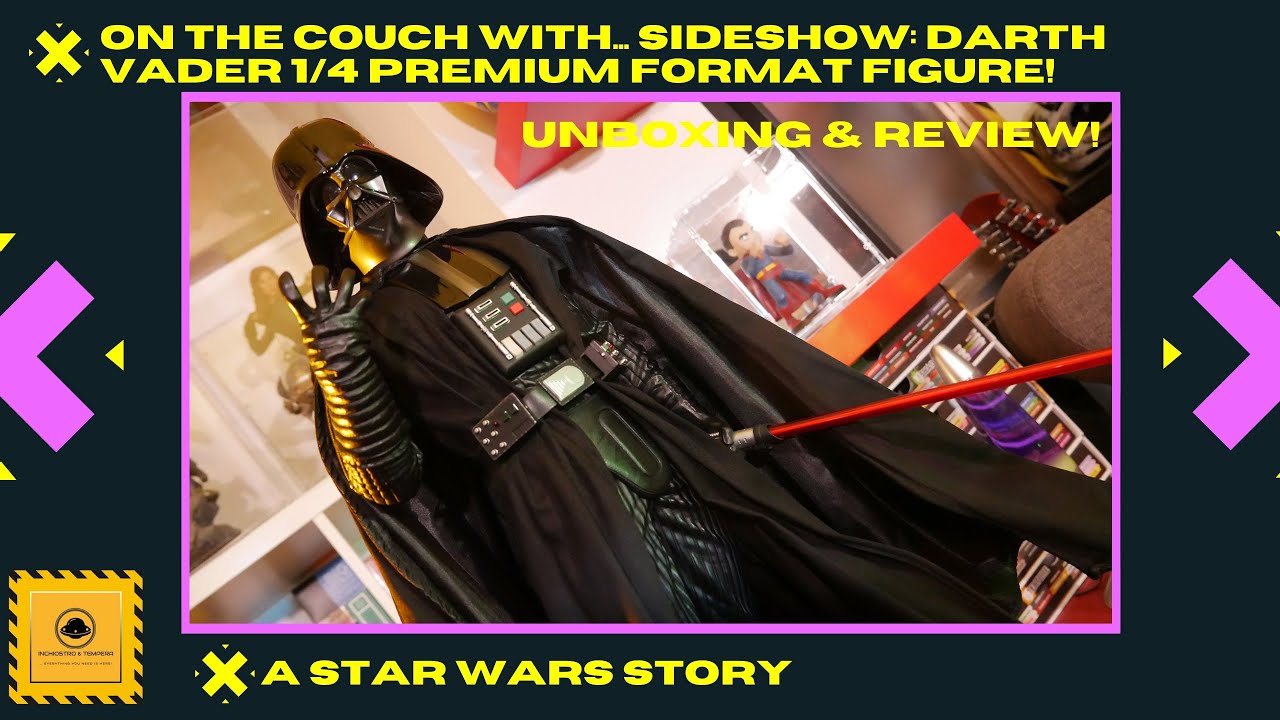 on the couch with: Star Wars: Darth Vader Premium Format Figure By Sideshow Collectibles. - YouTube
