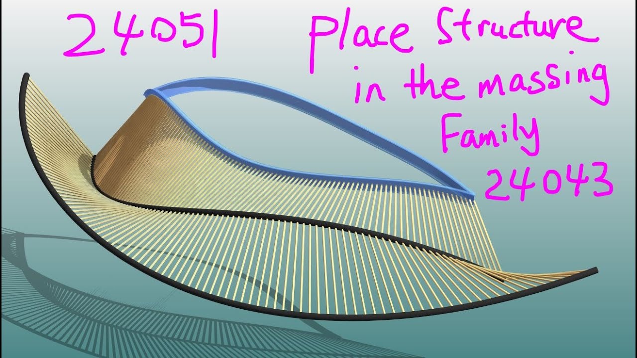 24051 - Add structure framing to the massing family 24043 - YouTube