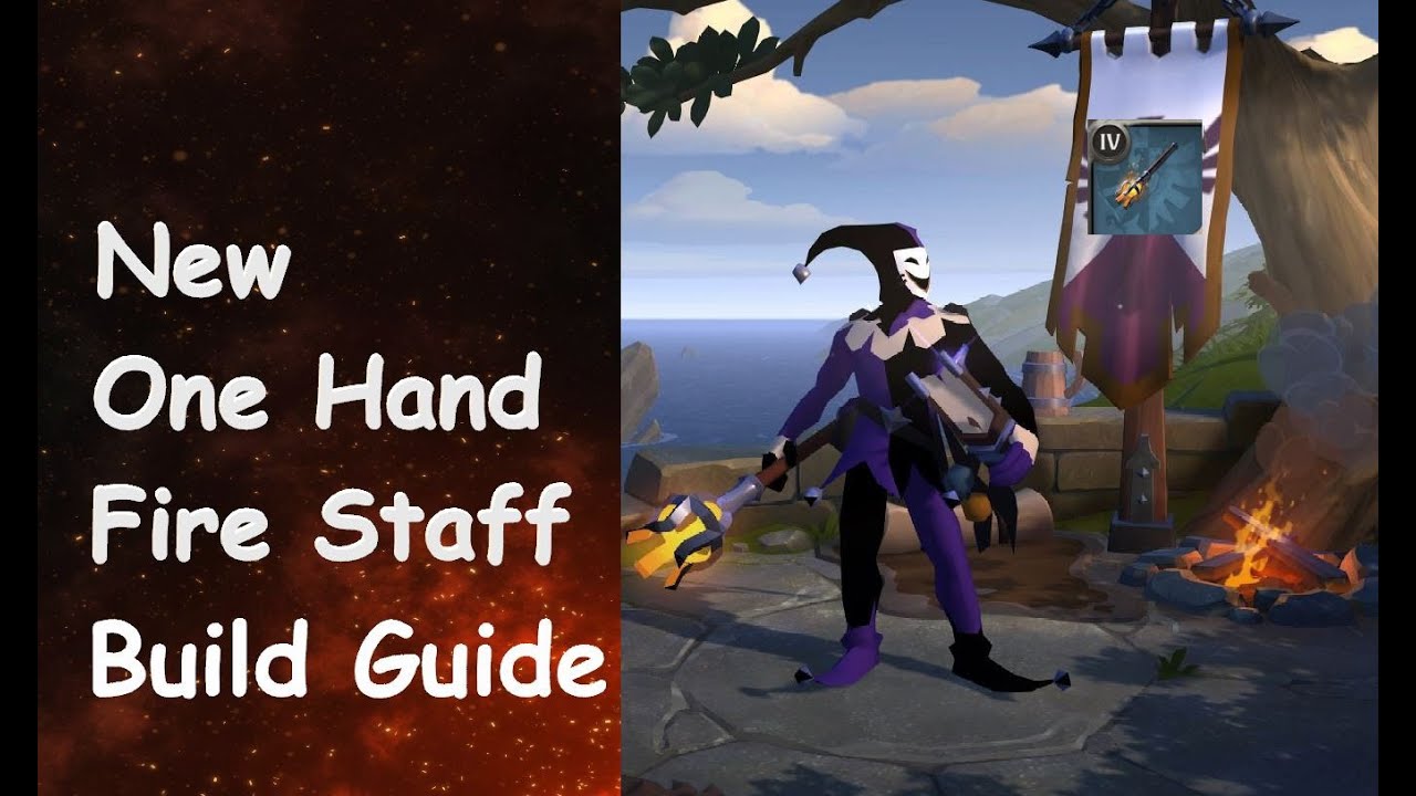 Albion online| 1h Fire staff Build for Diving solo dungeons Ep17 - YouTube