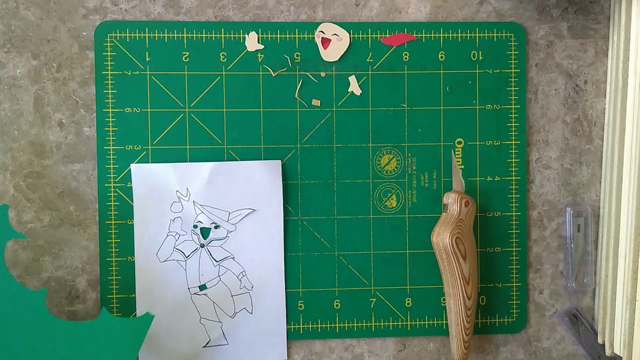 Cut Paper Bard - YouTube