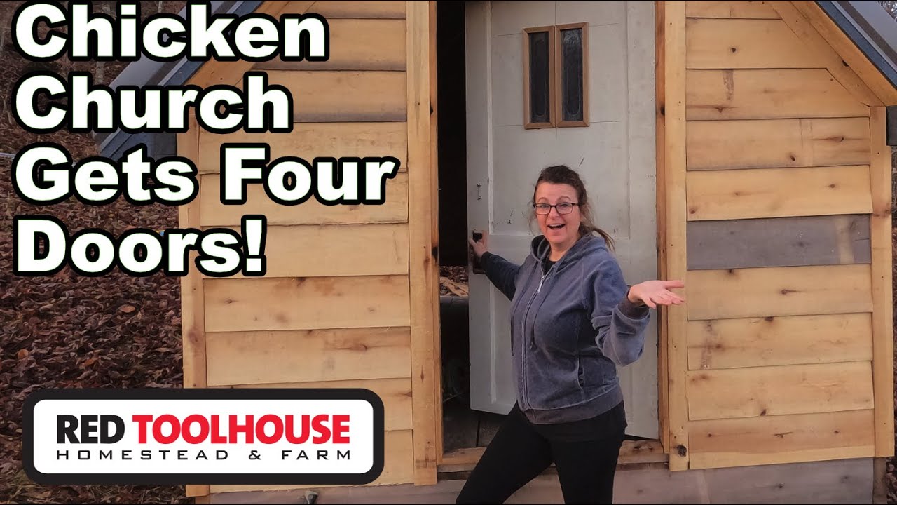 Adding Custom Doors to the Chicken Church - YouTube
