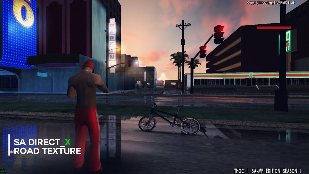 SHARE ROAD TEXTURE | DIRECT X 3.0 WITH WATER PUDDLES ON GTA SAMP - YouTube