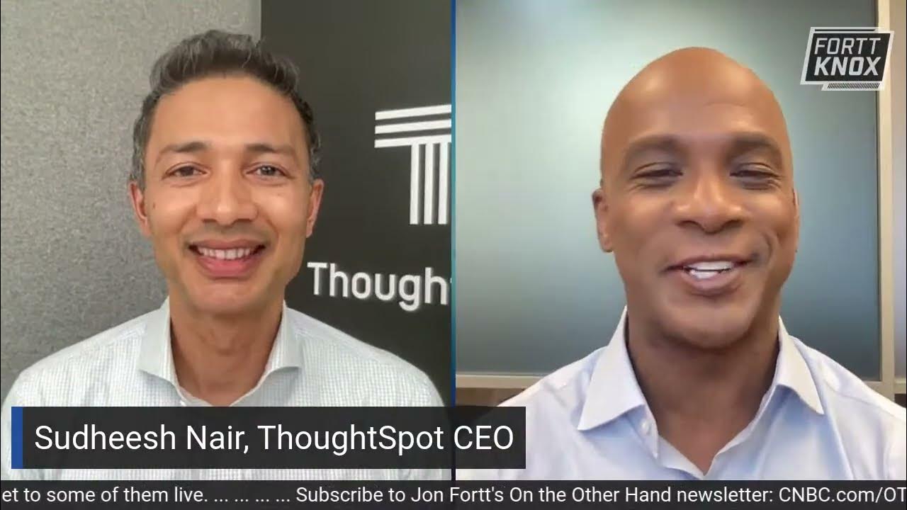 Sudheesh Nair, ThoughtSpot CEO on Mode Analytics acquisition: A Fortt Knox Update - YouTube