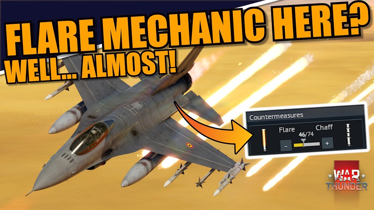 War Thunder DEV - FLARE & CHAFF separated MECHANIC is HERE? WELL... not ...