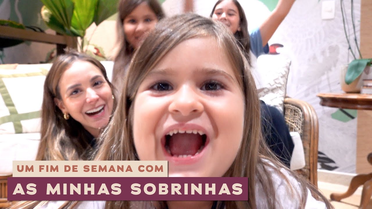 Vlog Minhas Sobrinhas Dormiram Em Casa Youtube