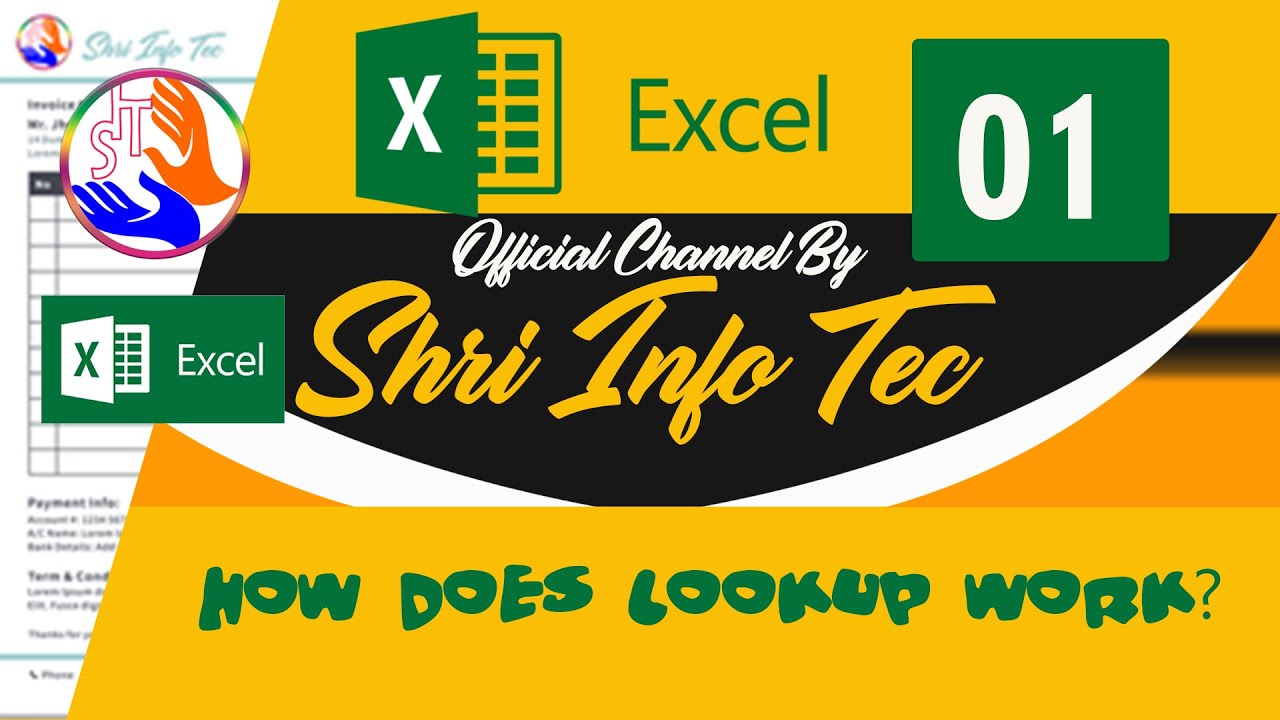 MS Excel Lookup Function Part 1 YouTube MS Excel Lookup Function Part 1 YouTube
