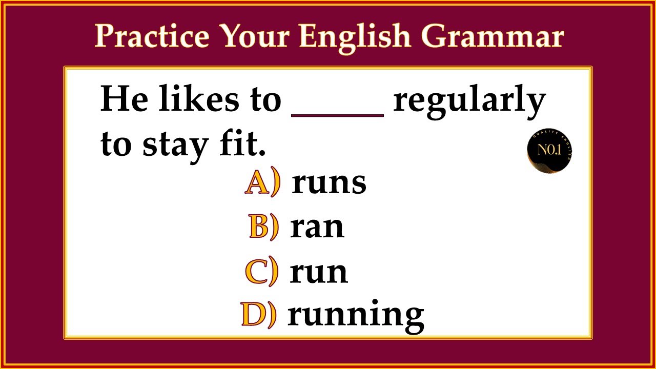 Practice Your English Grammar | Can You Score 30 / 30 | All Mixed ...