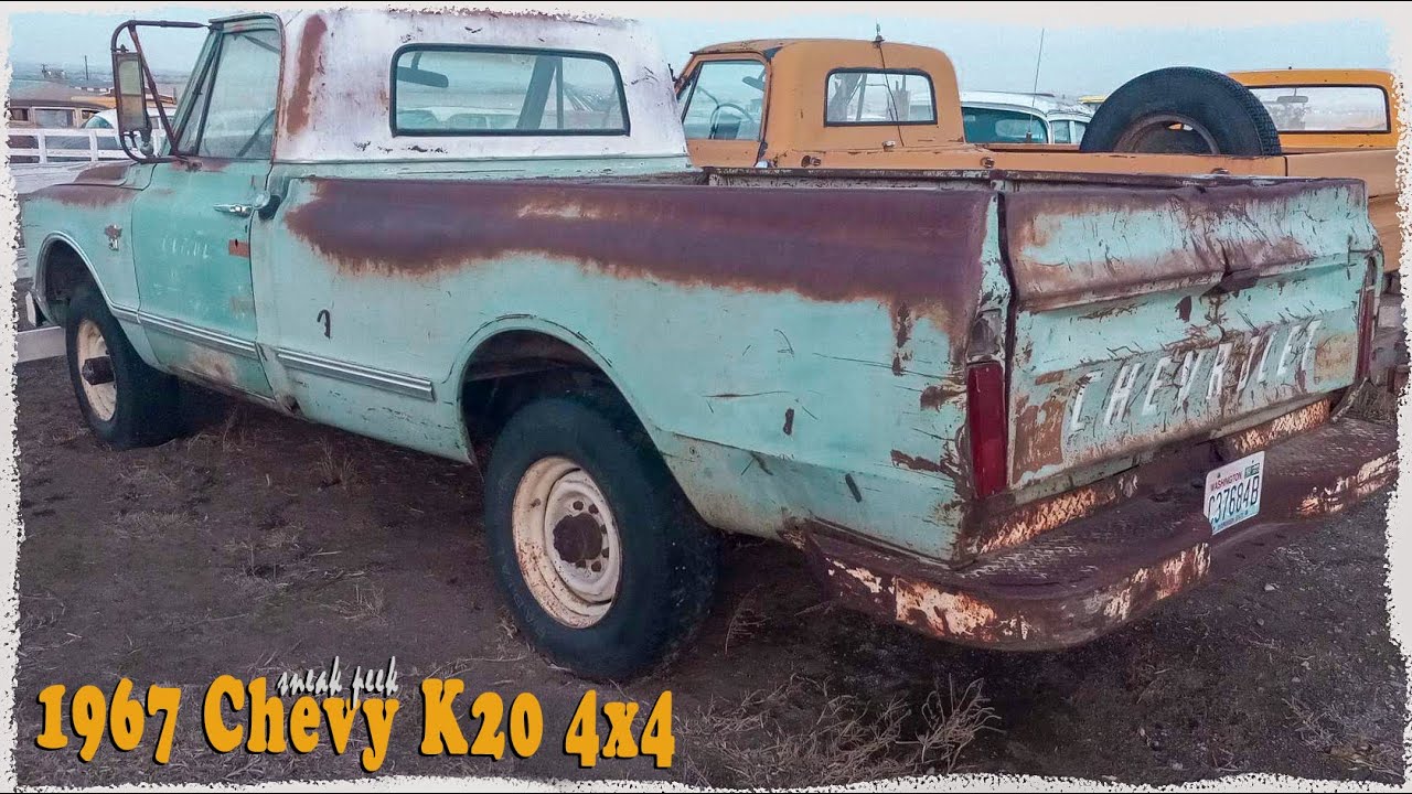FARM FRESH 1967 K20 SNEAK PEEK | walkaround - YouTube
