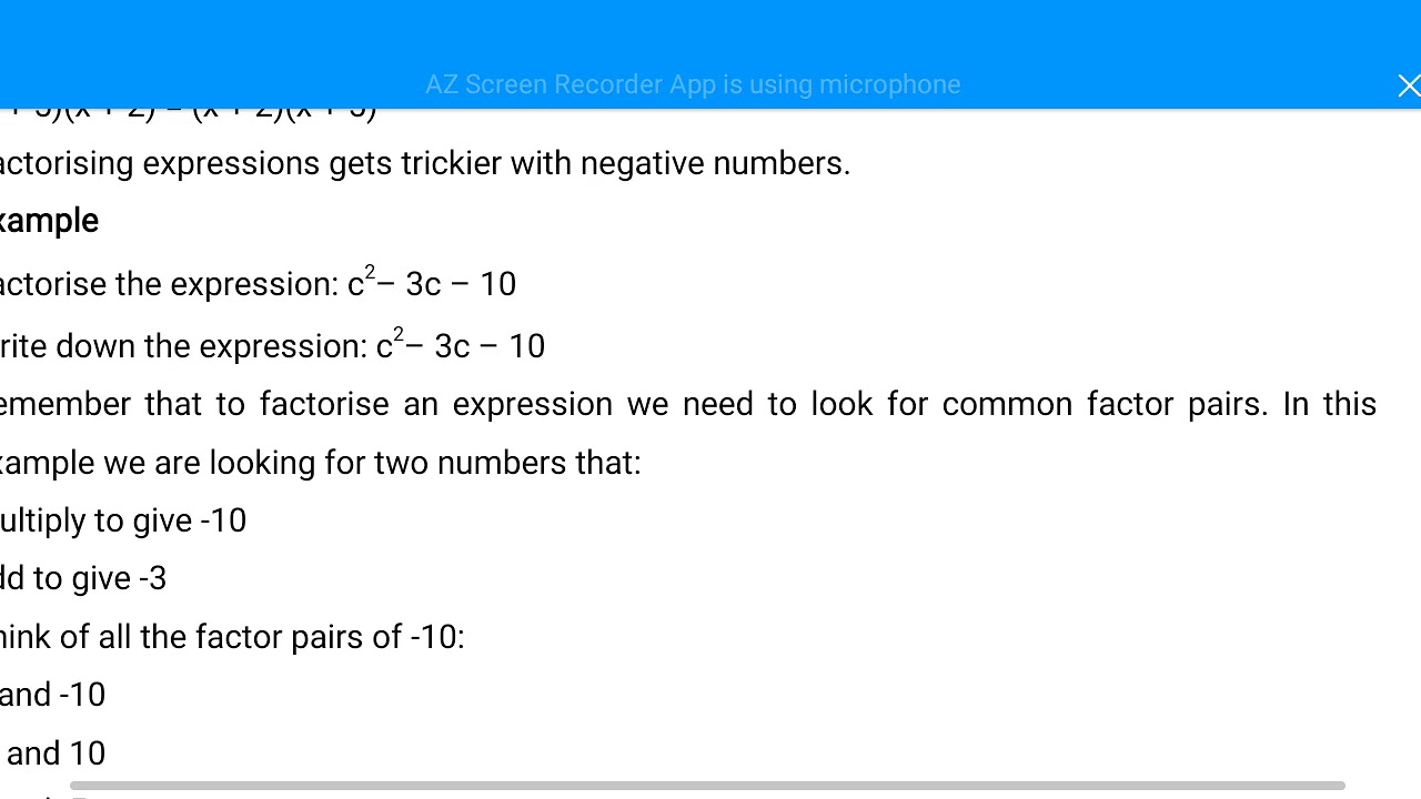 JSS3 Maths Lesson 2 - YouTube
