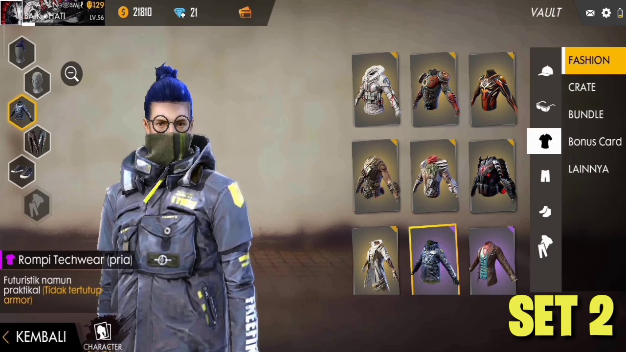 5 SET FREE FIRE YG BIKIN MUSUH LANGSUNG KABUR | FREE FIRE BATLE GROUND ...