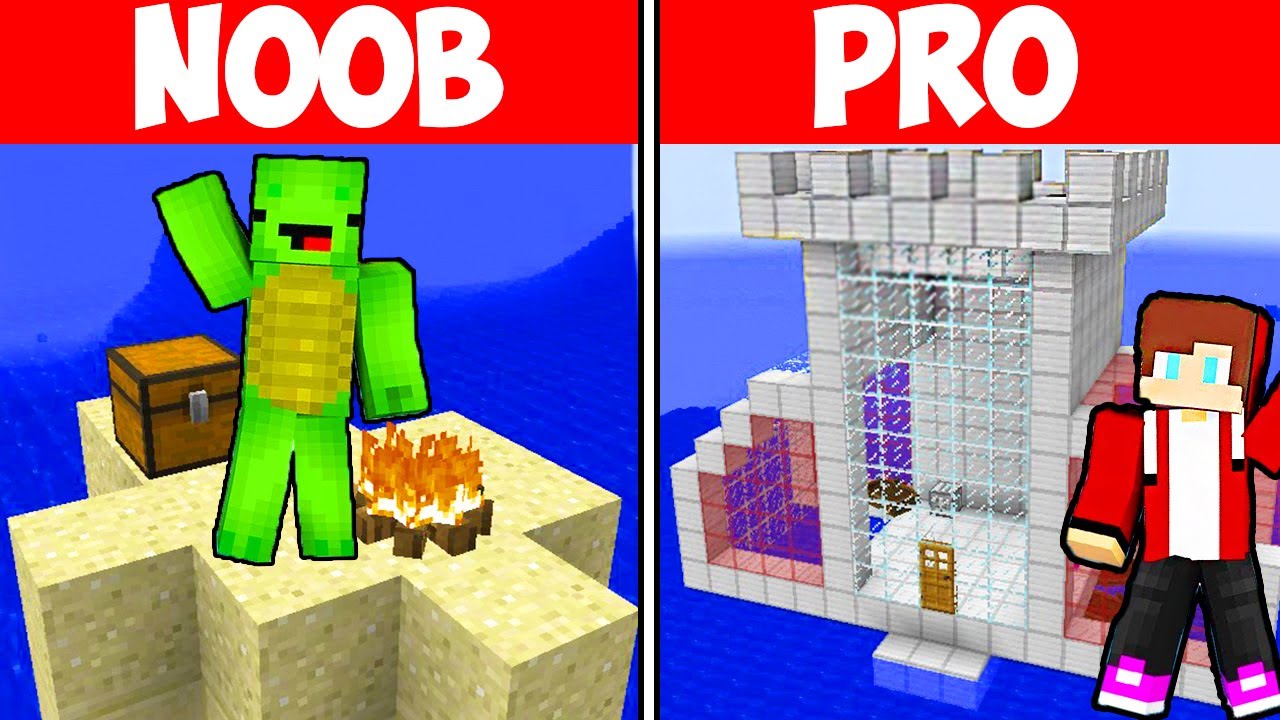 Minecraft NOOB vs PRO: SAFEST WATER SECURITY BASE by Mikey Maizen and JJ - YouTube