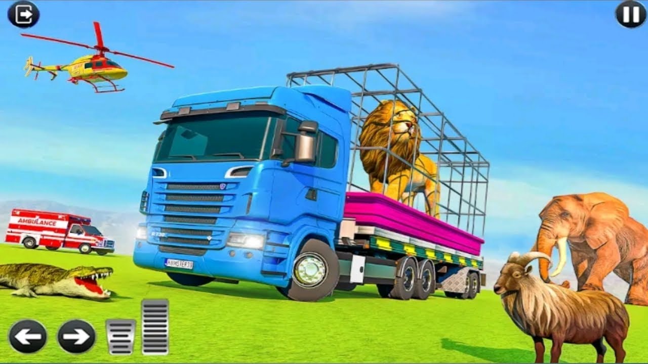 Wild Animals Transporting Truck # Tiger Transport Zoo # Zoo Animals ...