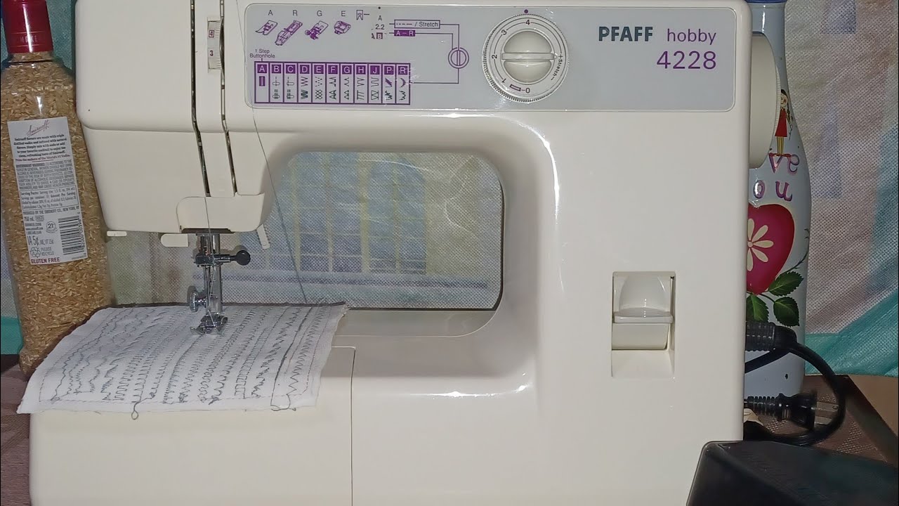 pfaff Hobby 4228 #costura #sewingtutorial - YouTube