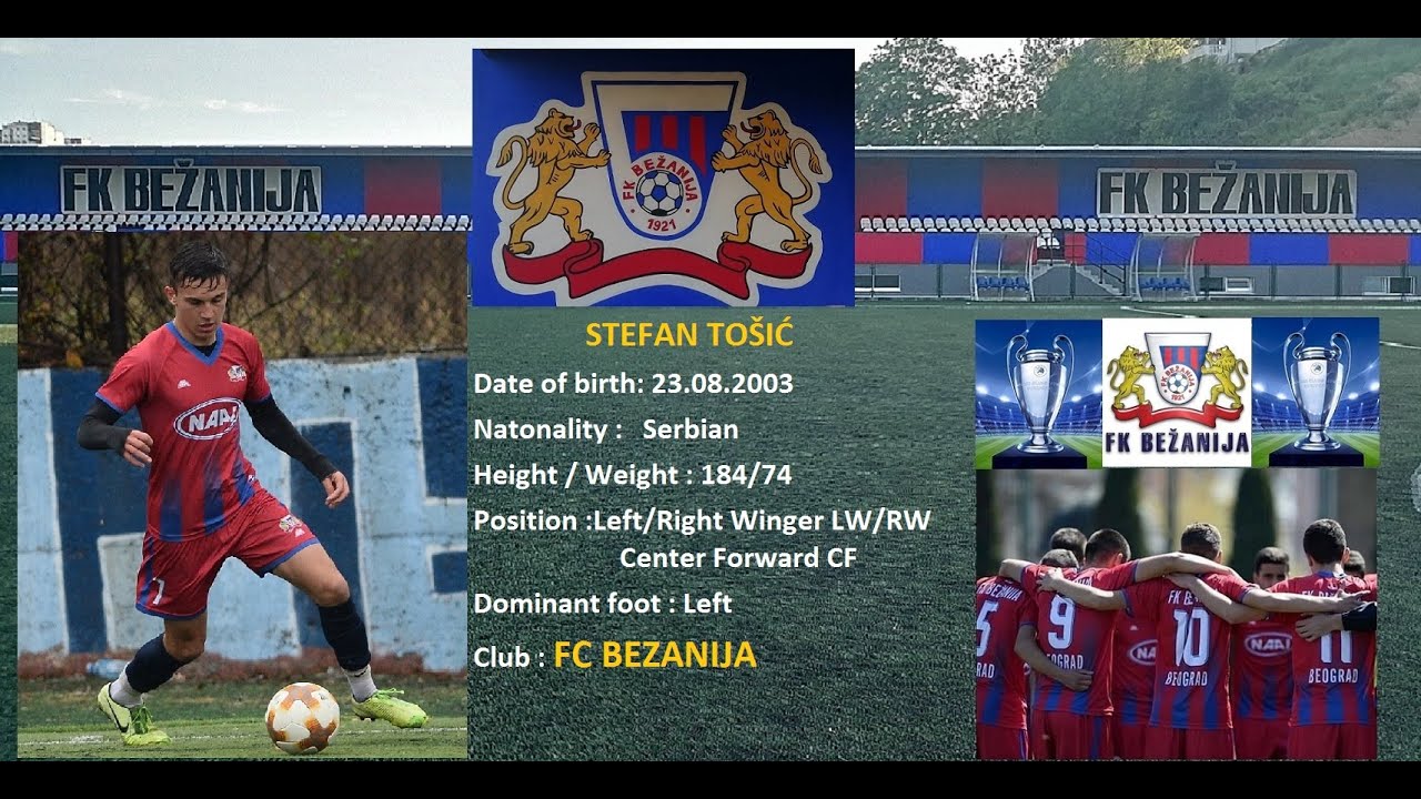 STEFAN TOSIC 2003 -Highlights- FC BEZANIJA BELGRADE - YouTube