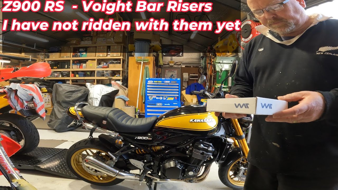 Z900RS Voigt Bar Risers - YouTube
